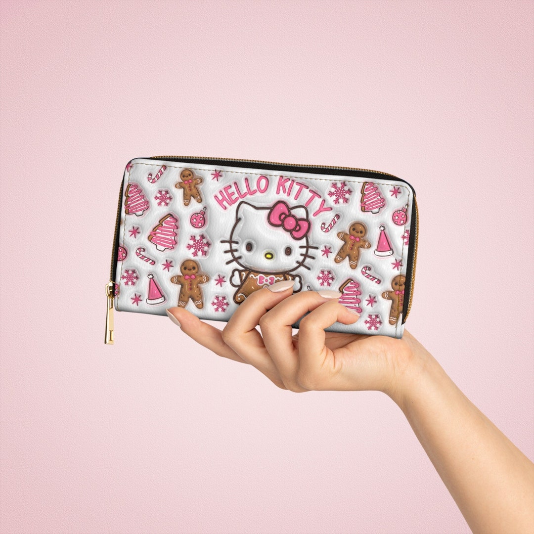 Hello Kitty Christmas Zipper Wallet, Hello Kitty, Gift,gifts for Her ...