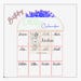 SVG Birthday Calendar - English Version - Svg File - Laser Engraving ...