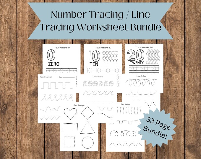 Fine Motor Skill Activity Tracing and Cutting, Tracing Practice, Line ...