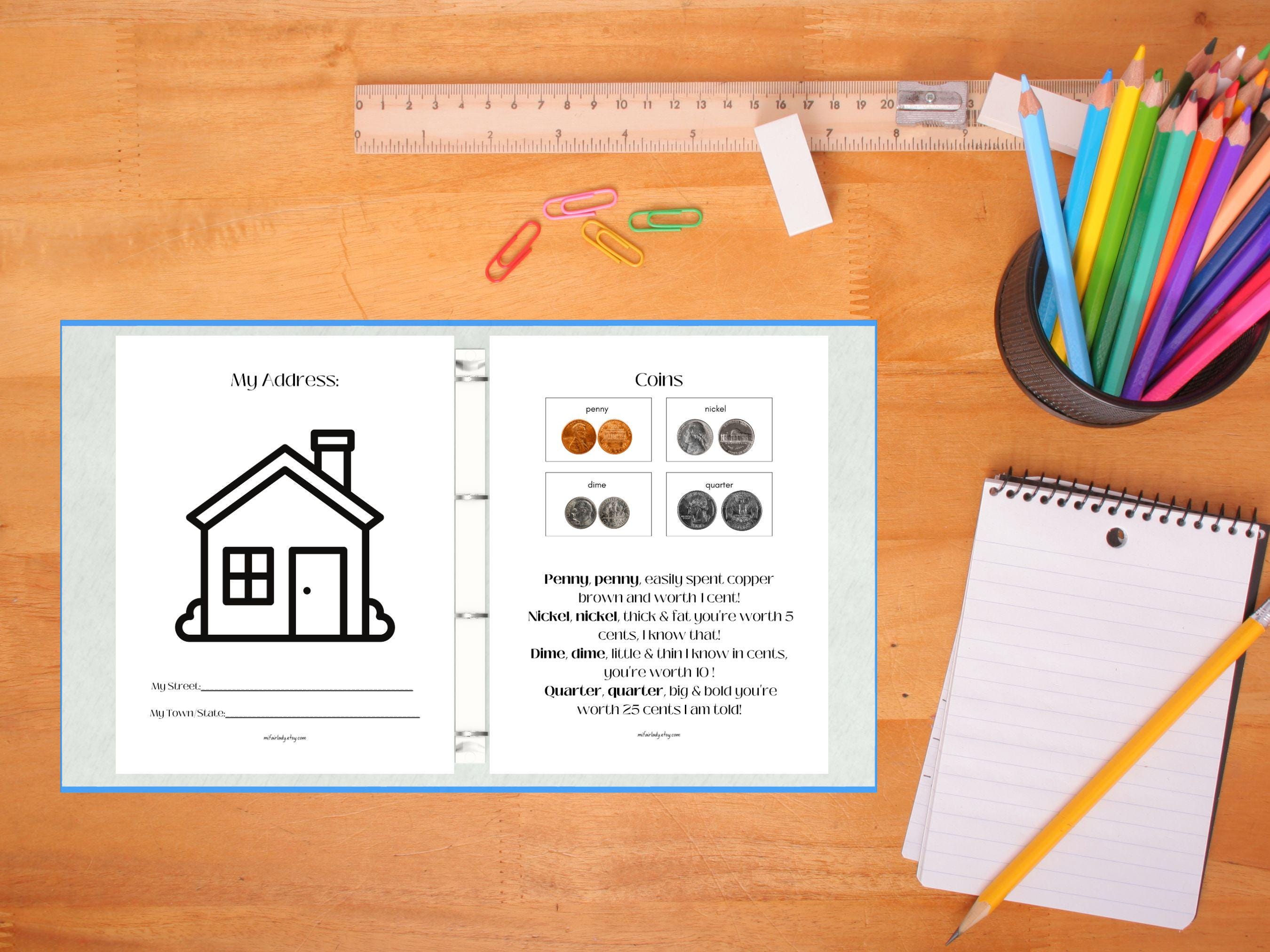 Kindergarten Resource Bundle: Homeschool Student Reference Sheets ...