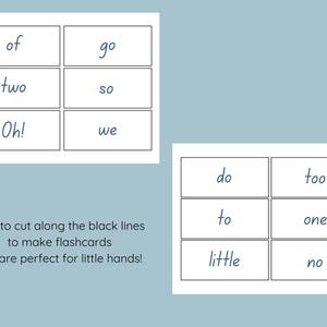 Kindergarten Sight Word Flash Cards & Roll and Read Game (digital ...