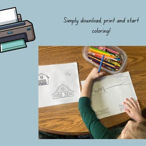 Build-a-farm Craft: Kids' Printable Farm Animal Activity (PDF) - Etsy