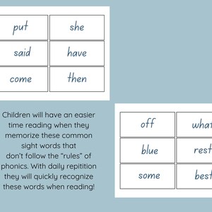Kindergarten Sight Word Flash Cards & Roll and Read Game (digital ...