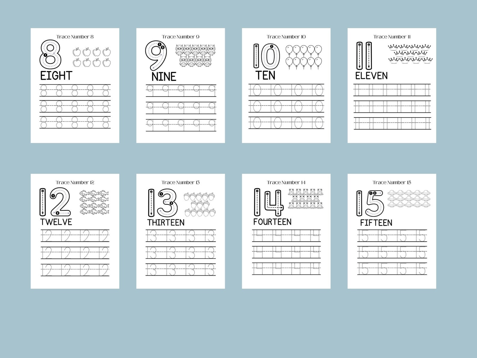 Number Tracing Worksheet | Line Tracing Worksheets| Preschool Activity ...