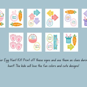 Printable Easter Bundle, Easter Kids Activity, Party Decorations, Egg ...