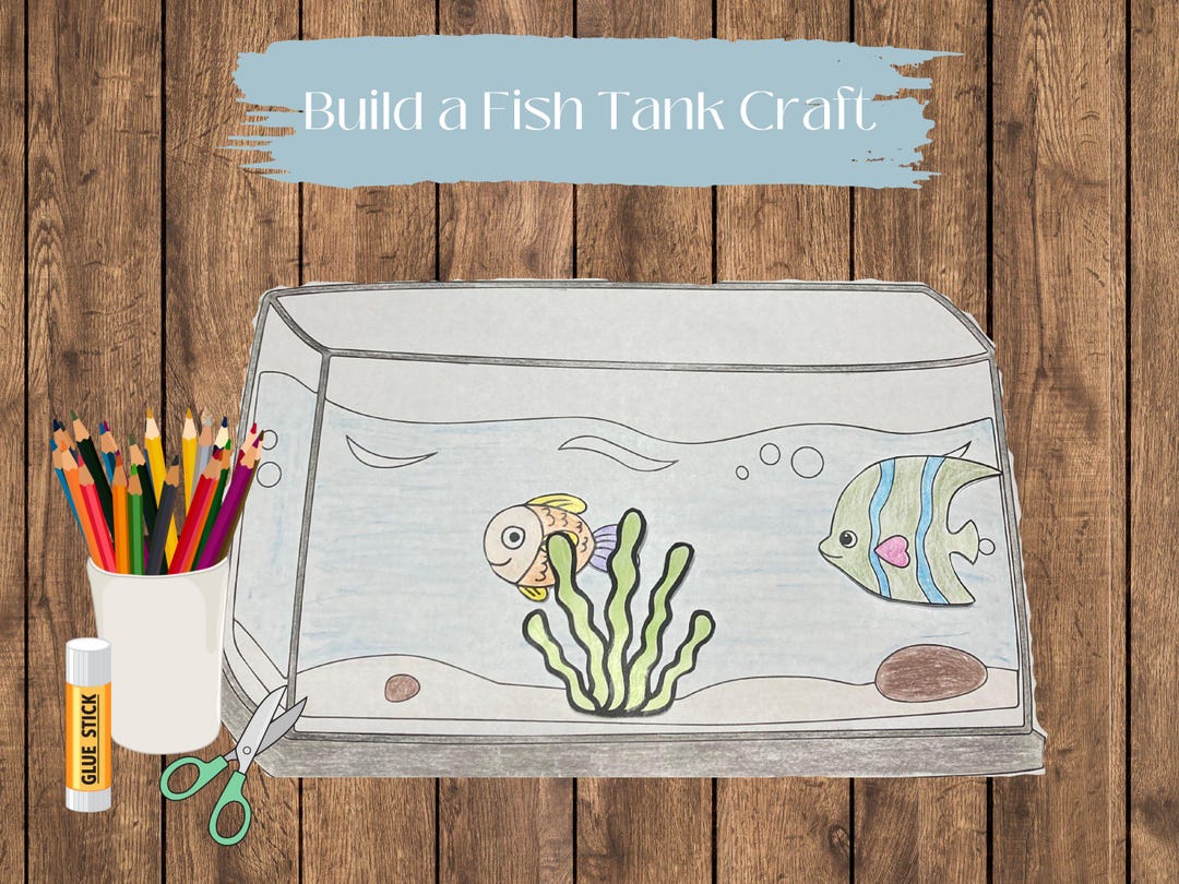 Build a Fish Tank Craft | Homeschool Craft | DIY Aquarium | Fish Craft ...