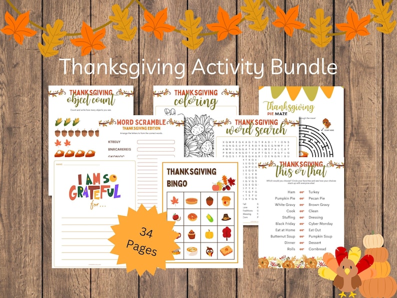 Thanksgiving Activity Pages, Thanksgiving Coloring Pages, Thanksgiving ...