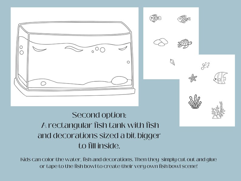 Build a Fish Tank Craft | Homeschool Craft | DIY Aquarium | Fish Craft ...