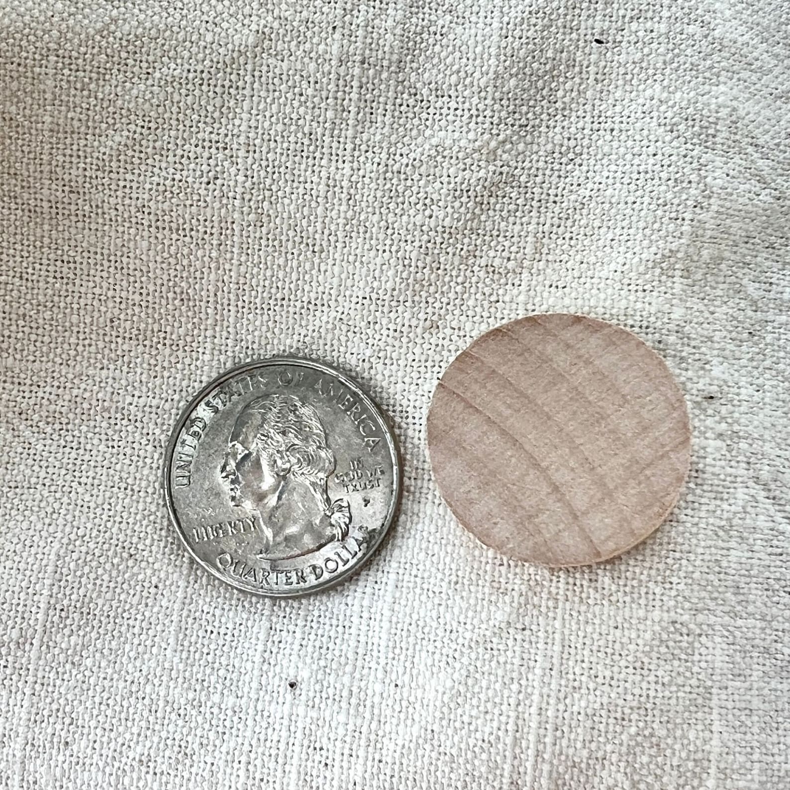 50 Blank Wooden Token Wood Coins Blank Wood Token for Kids Reward Token ...