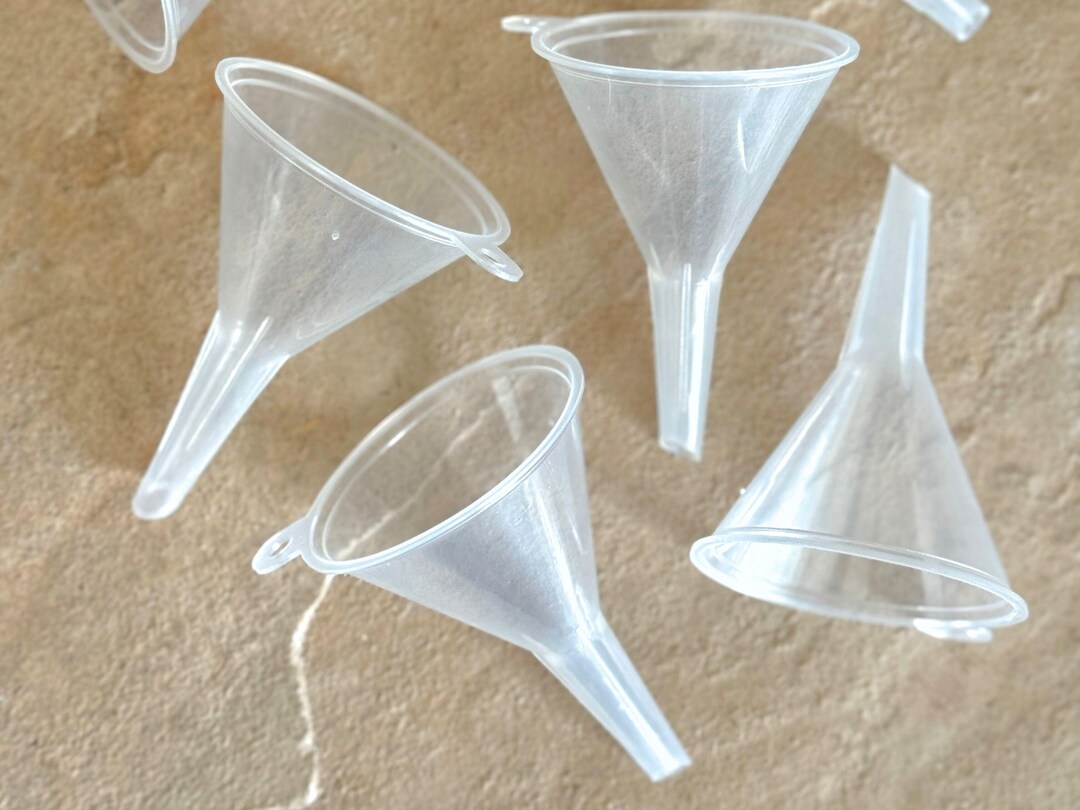 3 Small Funnels for Craft Supply Kid Montessori Supply Toddler Sensory ...
