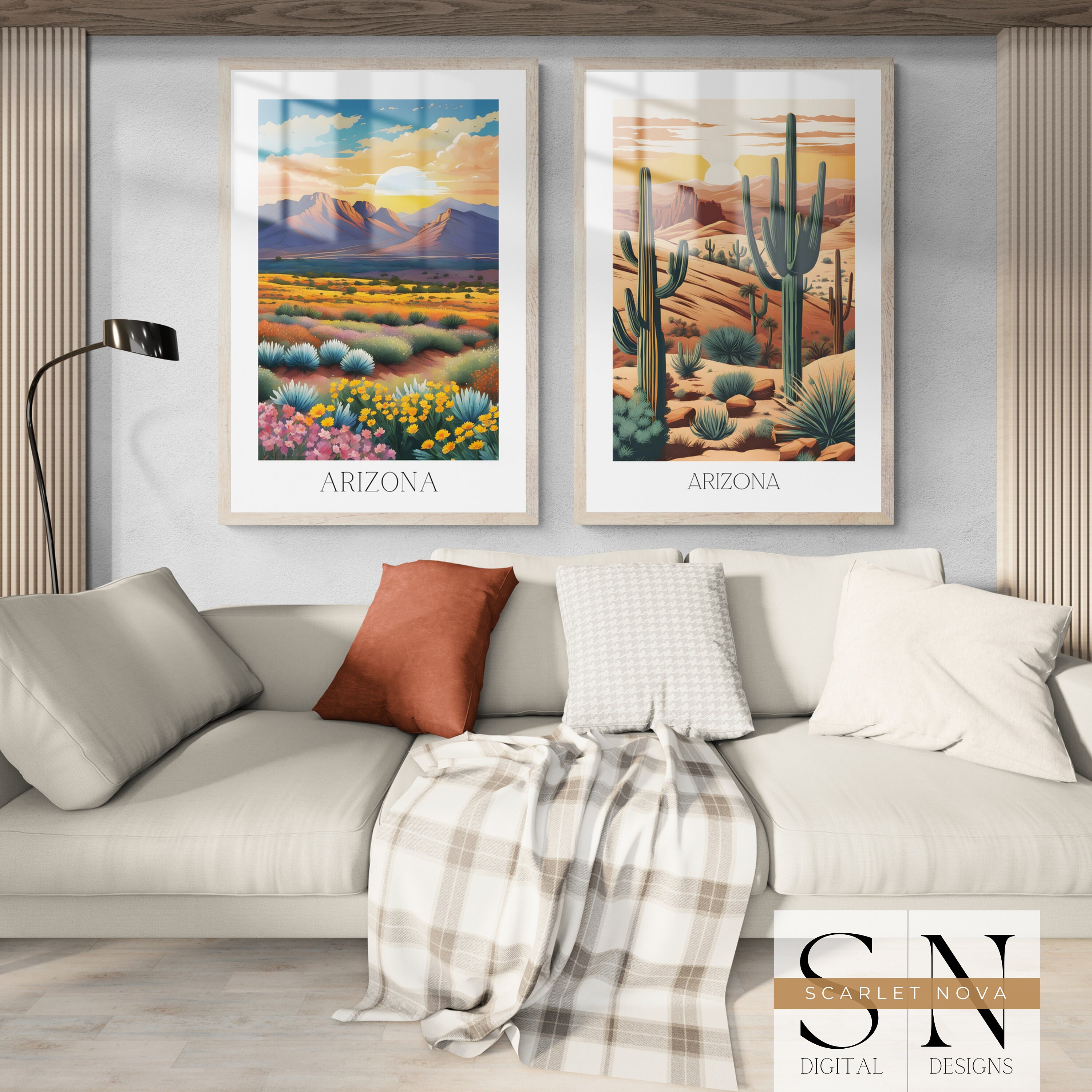 Arizona Travel Poster, Arizona Print, Arizona Wall Art, Arizona Gifts ...