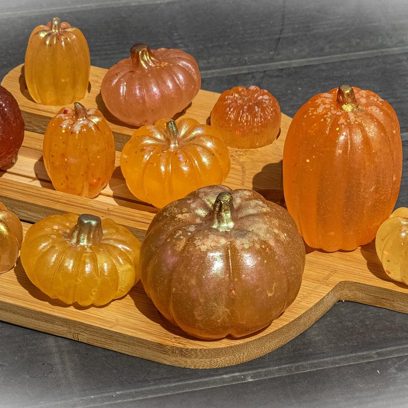 Resin Pumpkins - Etsy