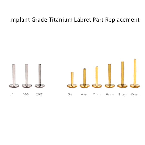 Titanium Flat Back Post Earrings - Etsy