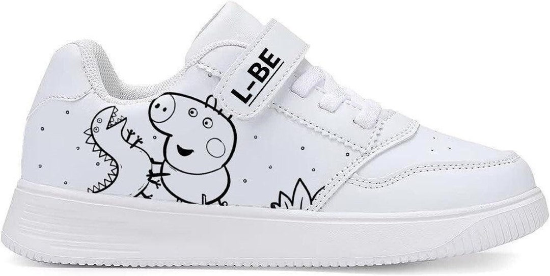 Peppa Pig Shoes for Kids Drawable Design - Etsy