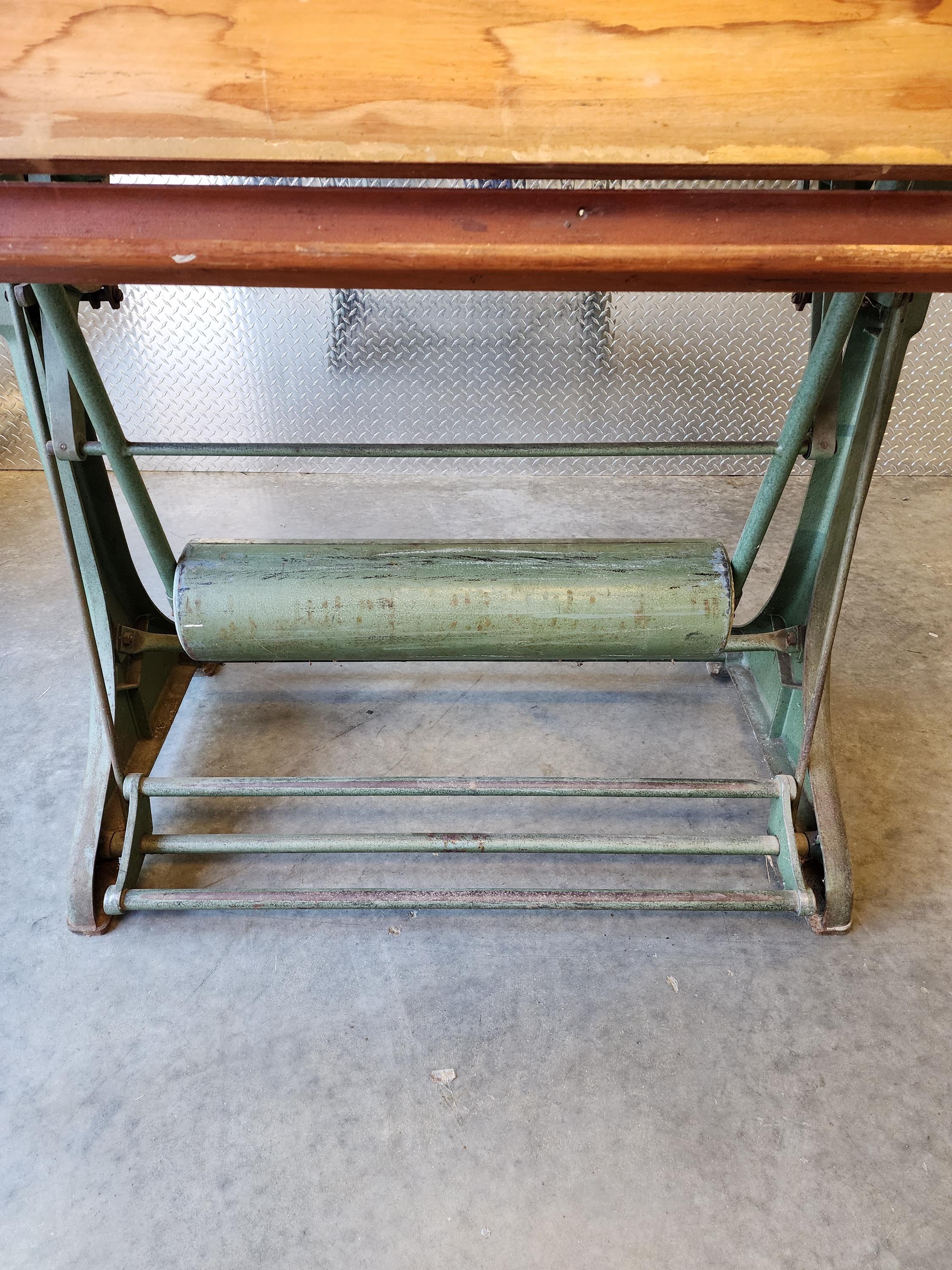 Franz Kuhlmann Vintage Industrial Drafting Table With Drafting Arm - Etsy