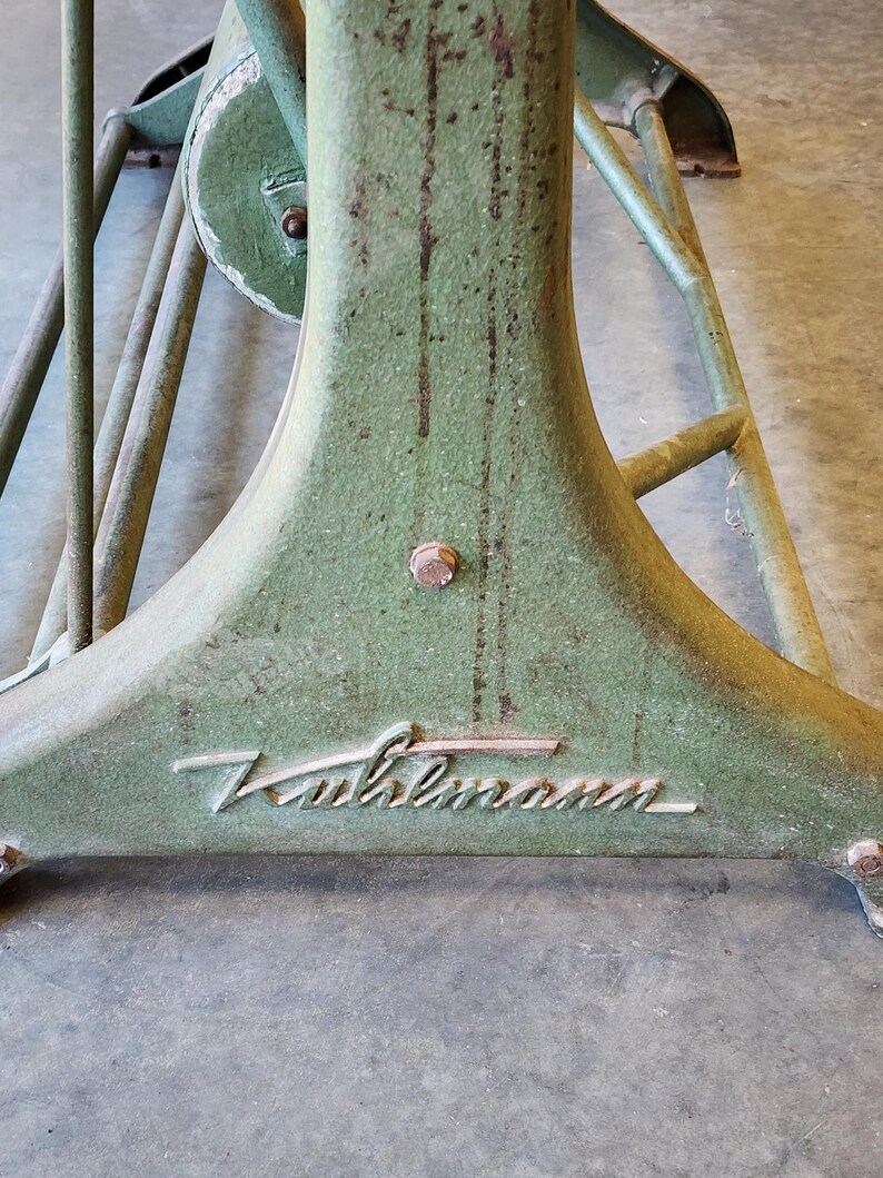 Franz Kuhlmann Vintage Industrial Drafting Table With Drafting Arm - Etsy