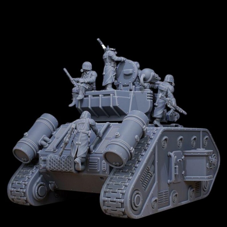 Imperial Guard Death Korps Battle Tank - Etsy