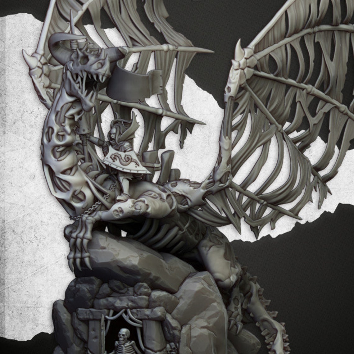 Vampire Counts Female Vampire Lord on Zombie Dragon - Etsy