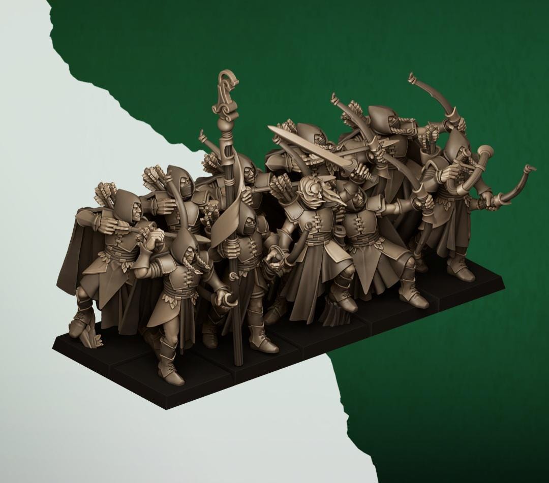Wood Elf Archers Unit - Etsy