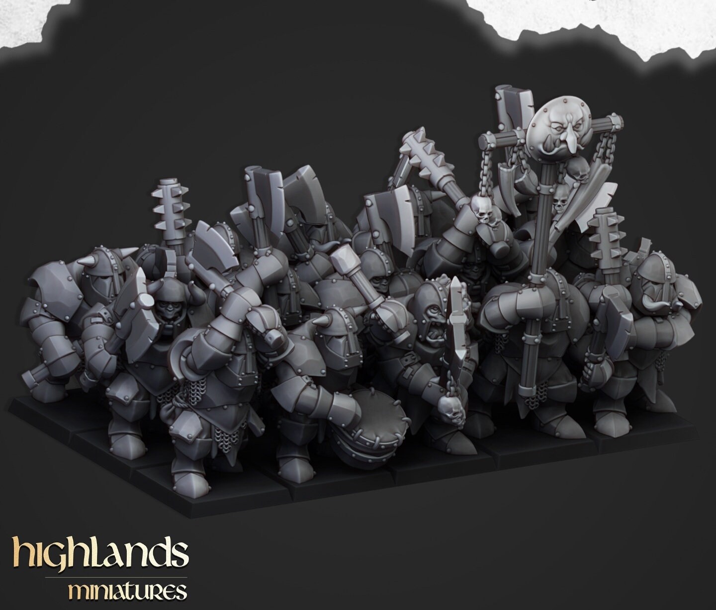 Orc and Gobins BLACK ORC Unit - Etsy