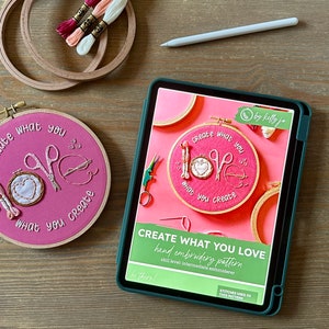 Hand Embroidery Pattern | Create What You Love | Intermediate ...