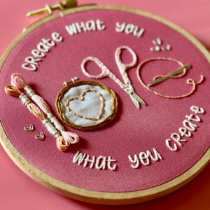 Hand Embroidery Pattern | Create What You Love | Intermediate ...