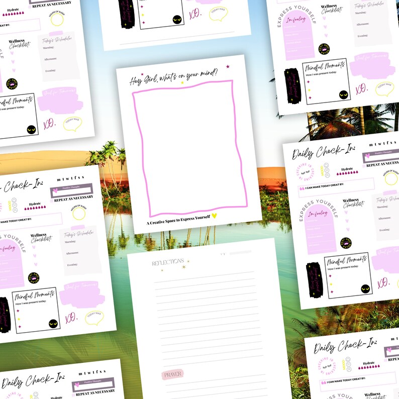 PLR Teen Mental Health Journal, Printable Teen Journal, Digital Journal ...