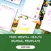 PLR Teen Mental Health Journal, Printable Teen Journal, Digital Journal ...