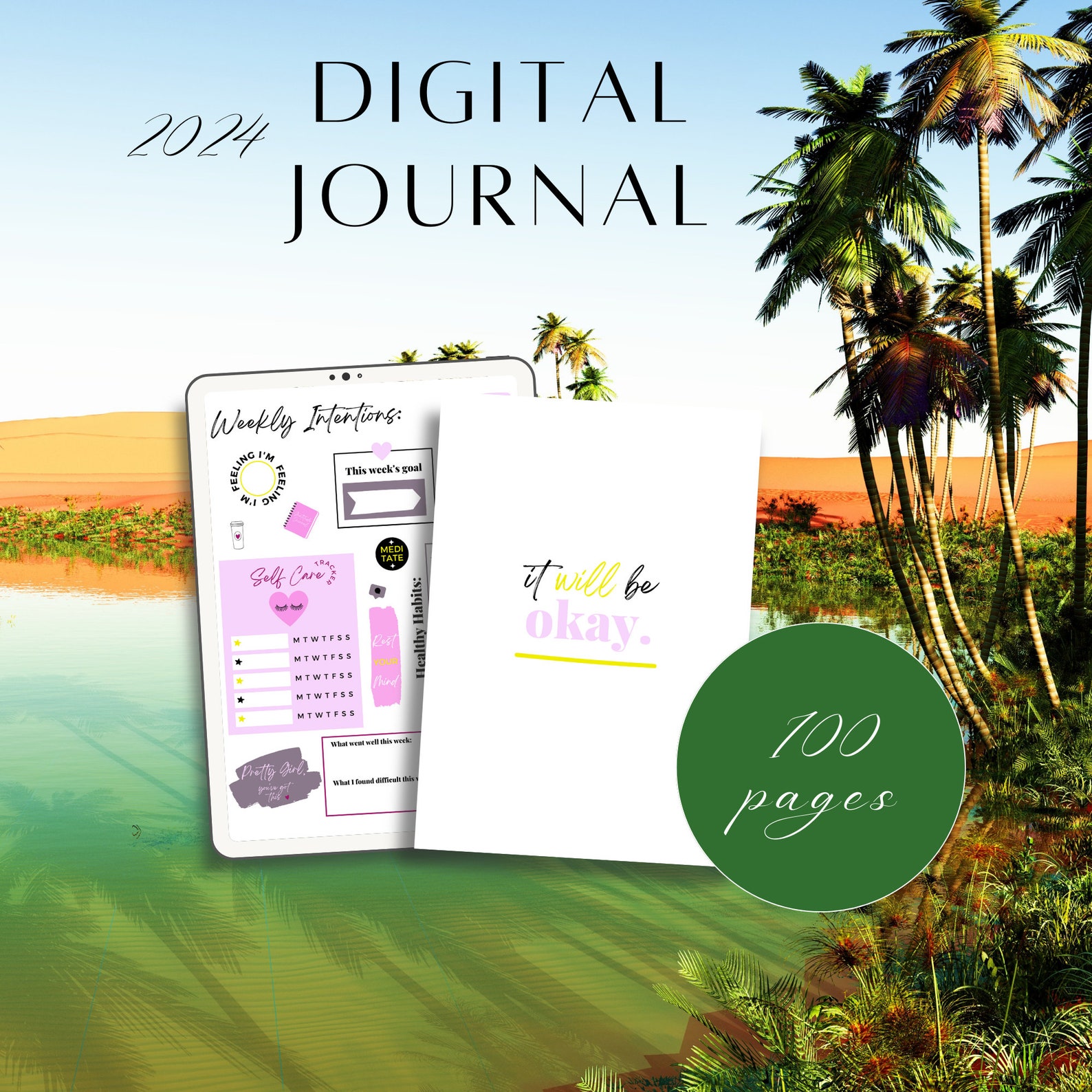 PLR Teen Mental Health Journal, Printable Teen Journal, Digital Journal ...