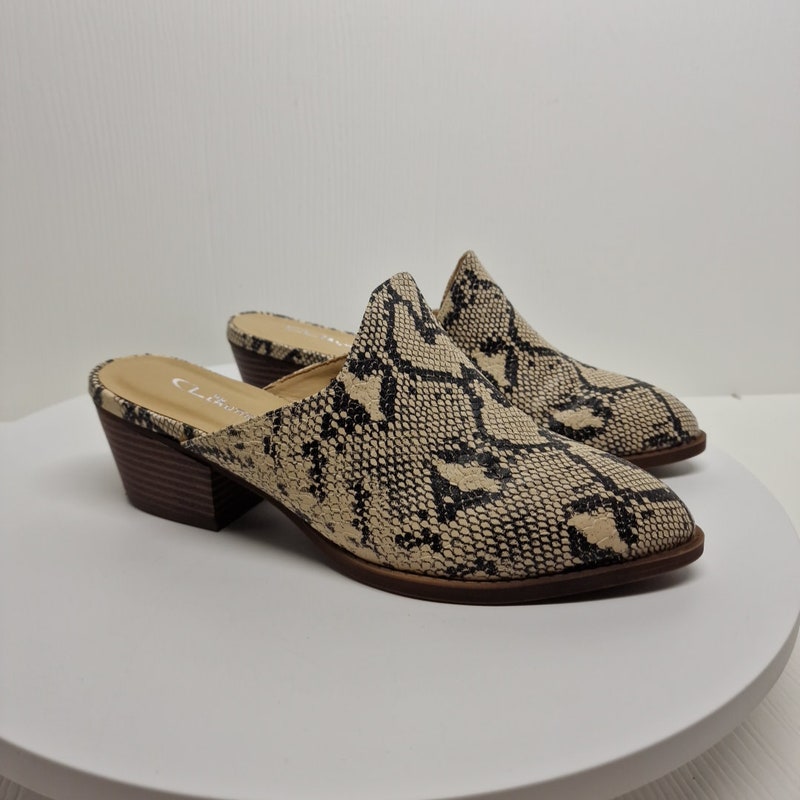 Snakeskin Mules - Etsy