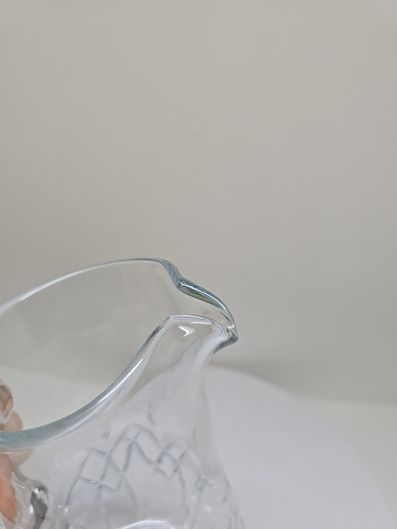 Vintage Block Etude Crystal Glass Pitcher 50 Oz D31 - Etsy