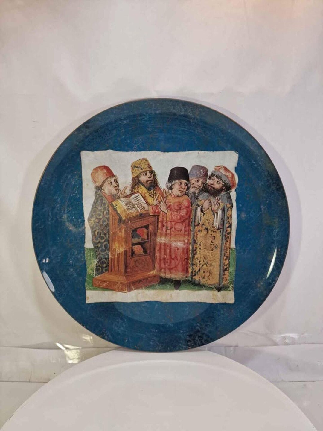 Rare Leona Fein Seder Plate Judaica Collectible THE FIVE RABBIS of ...