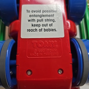 TOMY Big Fun - Chuffa Puffa - 1990 Kid Child Pull Along Train D61 - Etsy