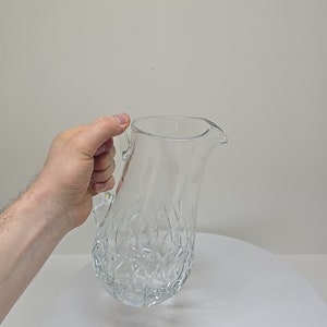 Vintage Block Etude Crystal Glass Pitcher 50 Oz D31 - Etsy