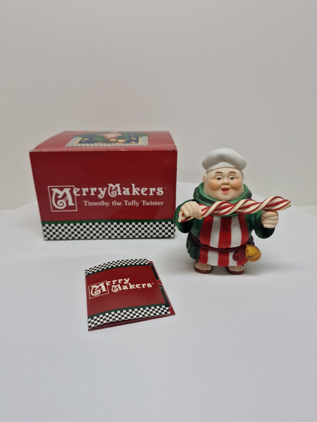 Dept. 56 Merry Makers Christmas Figurines Timothy the Taffy Twister ...
