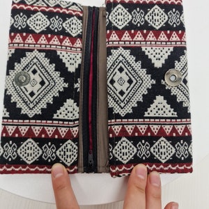 Vintage Boho Fabric Tapestry Women's Wallet Purse D65 - Etsy