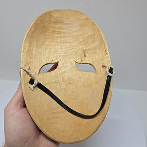 Comedy Tragedy Mask Hand Carved Wood Wall Decor Thatcher Effect D47 - Etsy