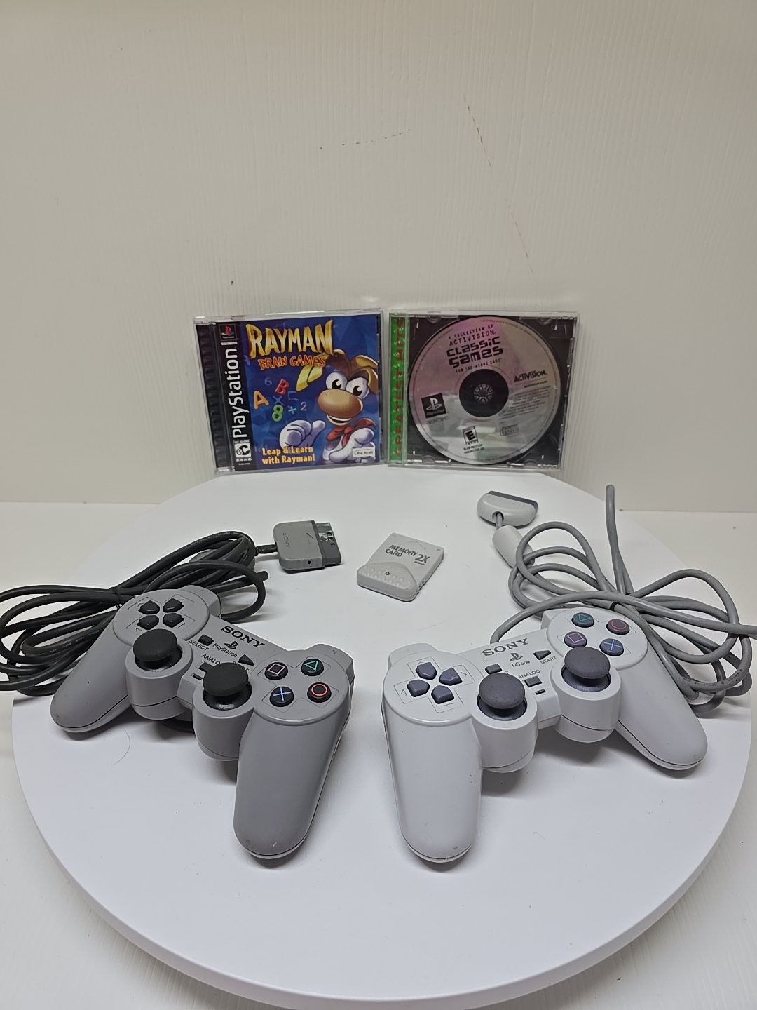 Sony Playstation PS1 SCPH-1200, SCPH-110 Dualshock Analog Controllers ...