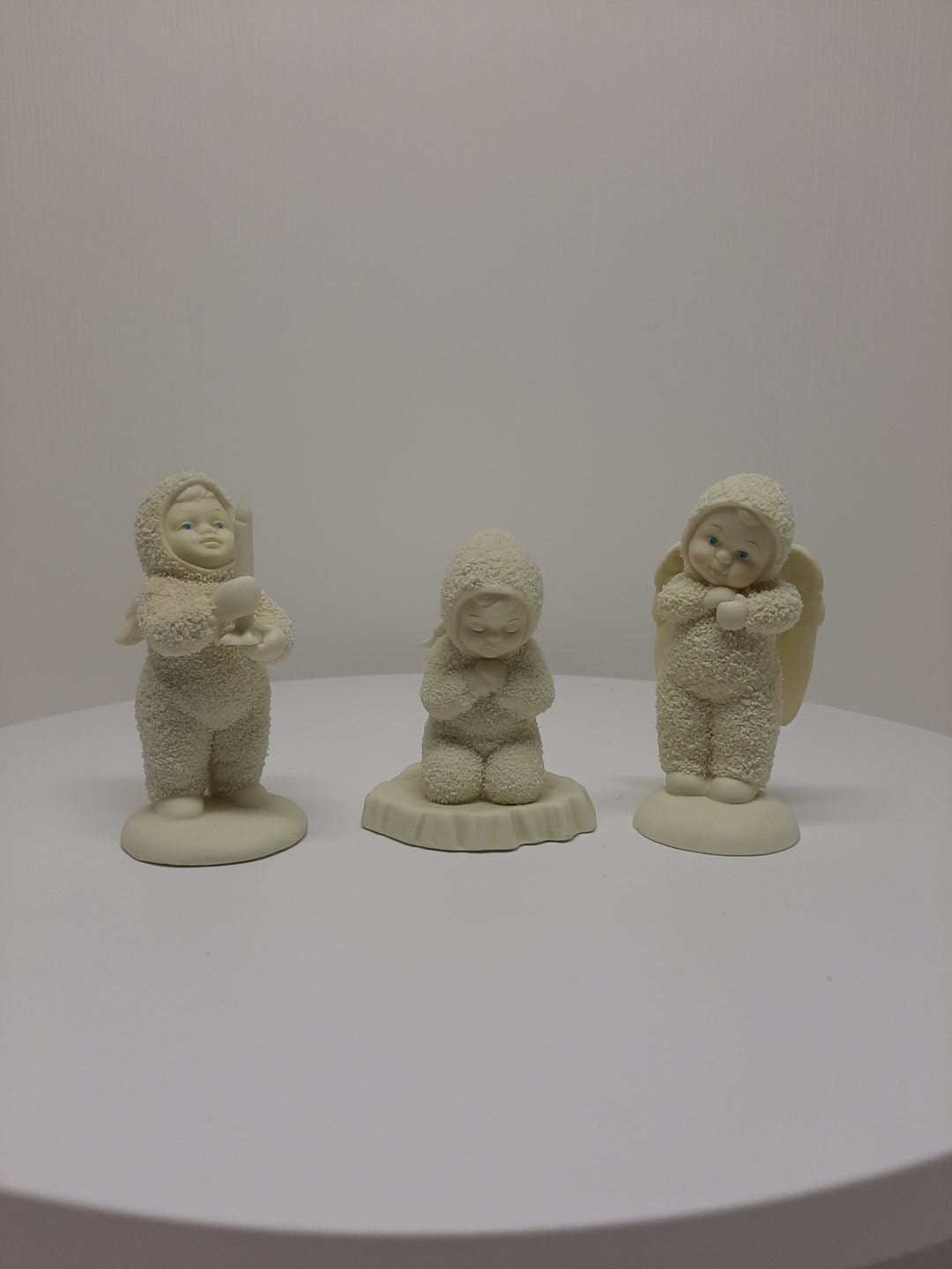 Set of 3 Departament56 Snowbabies Angels Porcelain Vintage 4"h ...
