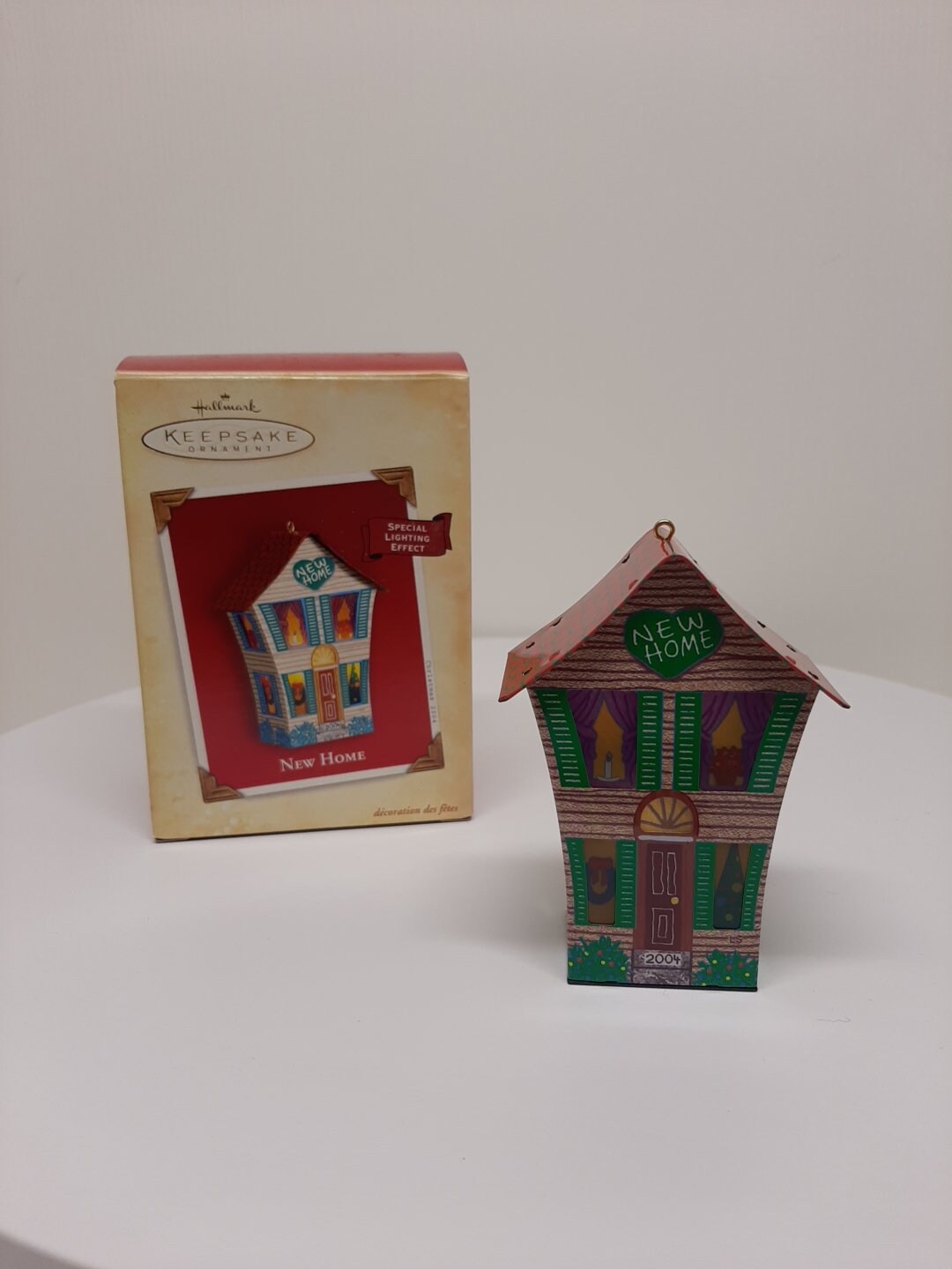 Hallmark Keepsake Ornament 2004 Tin New Home Christmas Tree Holiday D36 ...