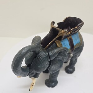 Vintage Set of 2 Cast Iron Elephants Bank B1 - Etsy