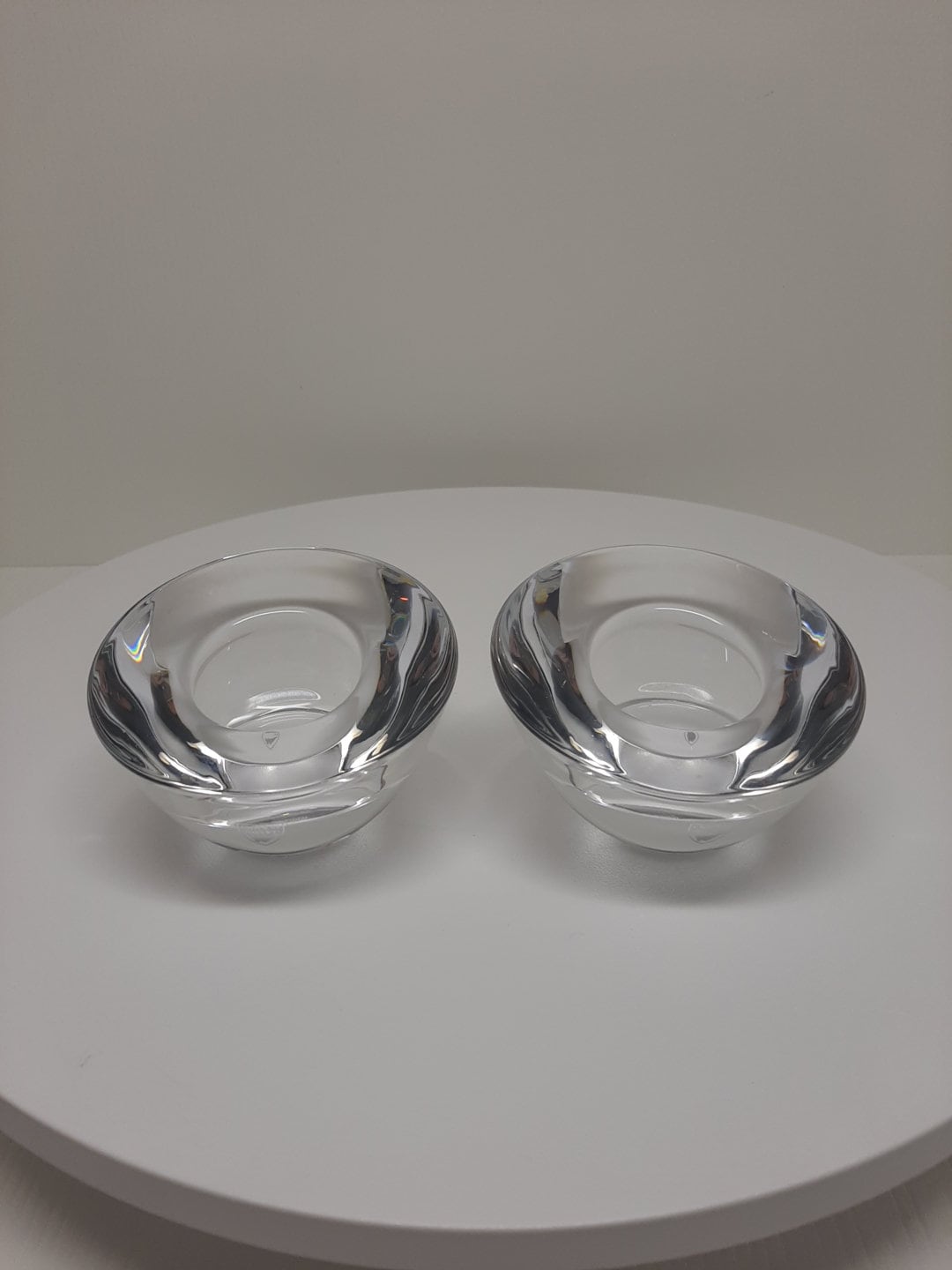 2 Candle Holder Orrefors Sweden Nordic Light Delight Votive by Lena ...