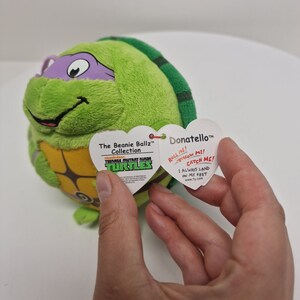 TY Beanie Ballz TMNT Donatello Plush Toy 2014 NWT - Etsy
