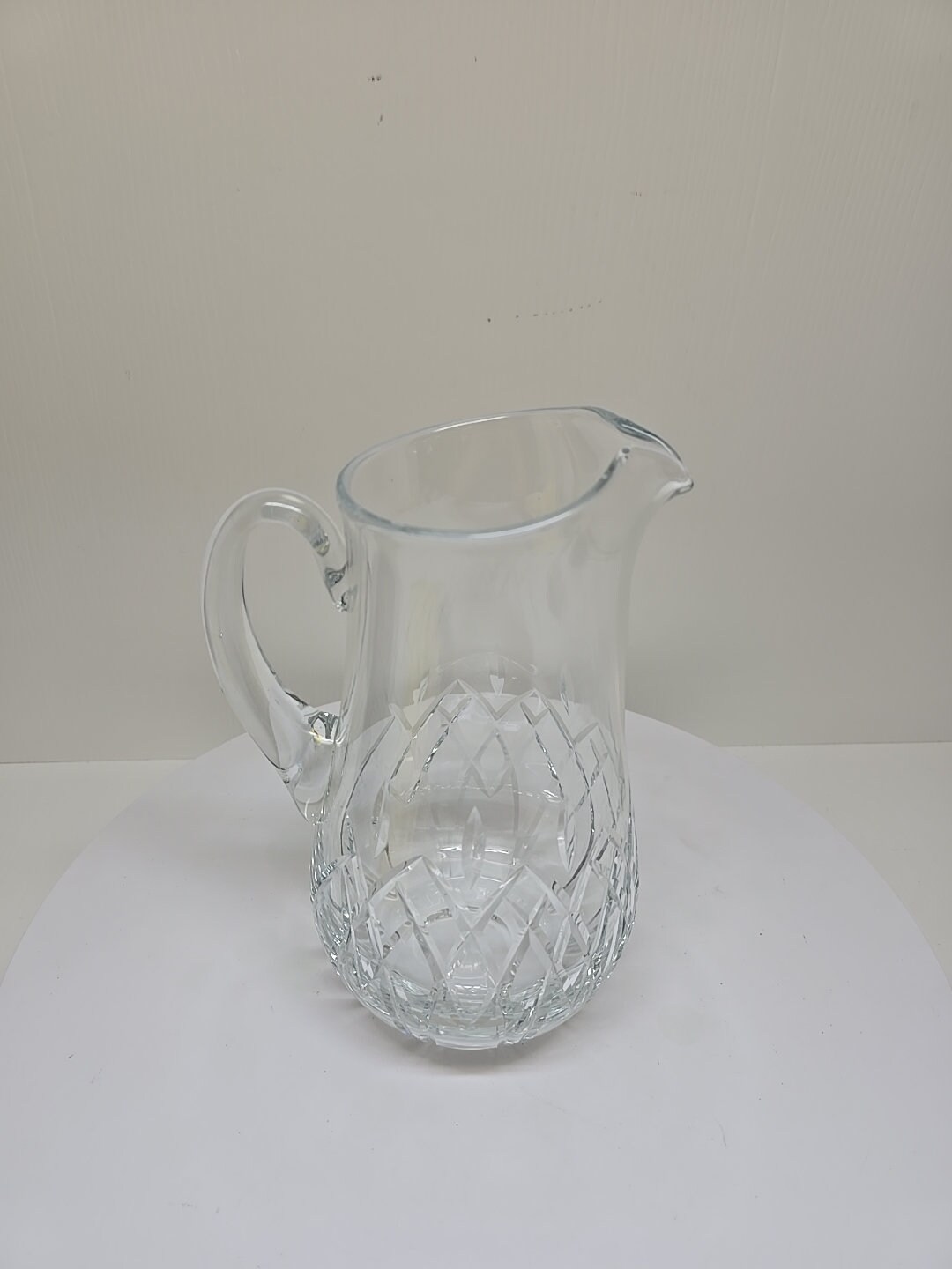 Vintage Block Etude Crystal Glass Pitcher 50 Oz D31 - Etsy