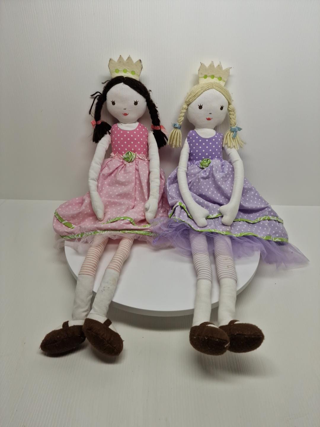 2 Pottery Barn Kids PBK Princess in the Pea Cloth Doll Rag Tea Party Dress C9 Etsy Australia
