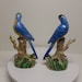 2 Vintage Bird Figurine Andrea by Sadek Pair Tropical Parrot Porcelain ...