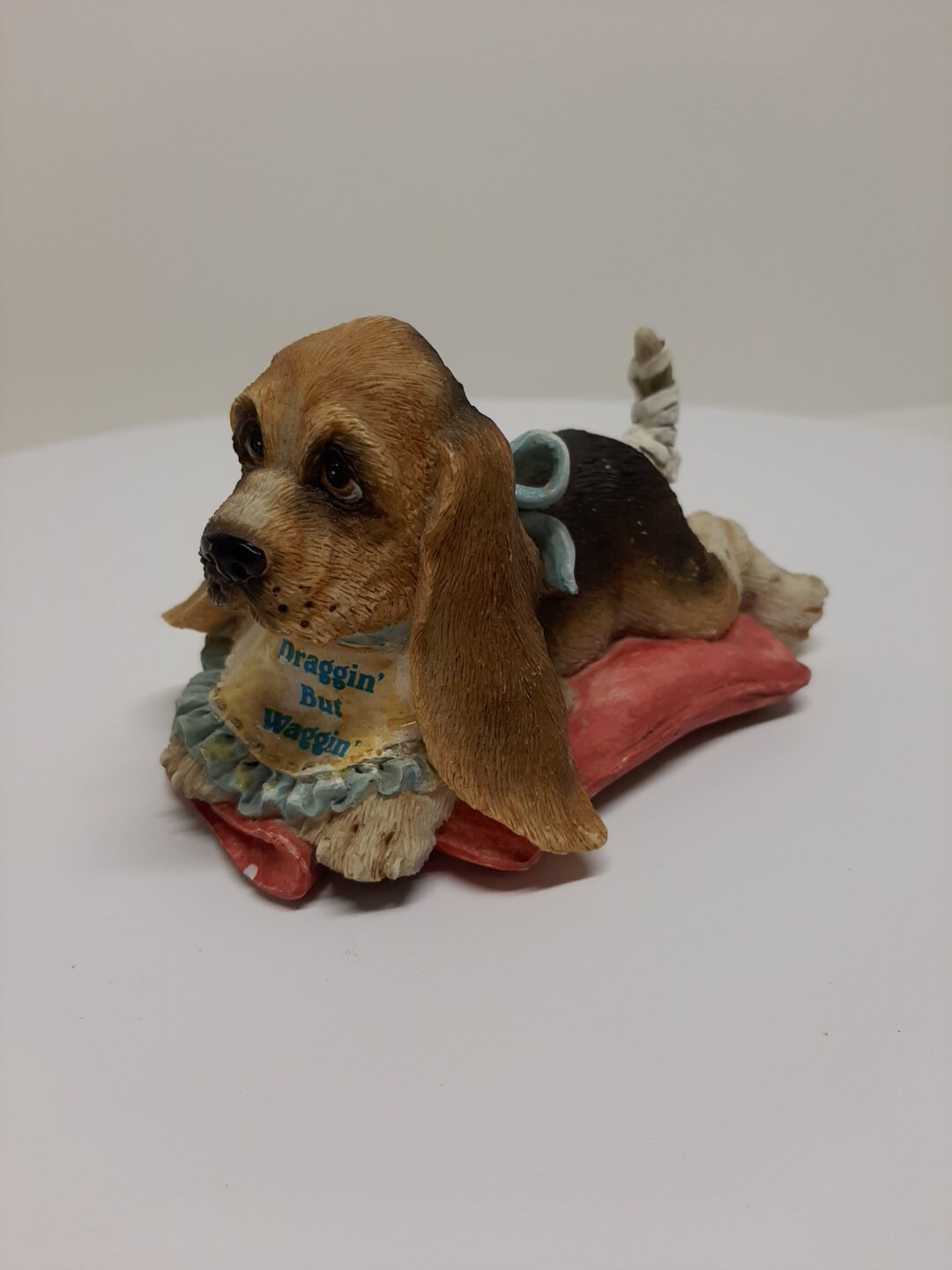 Vintage Homer Enesco GG Santiago Draggin' but Waggin' Bassett Hound Dog ...