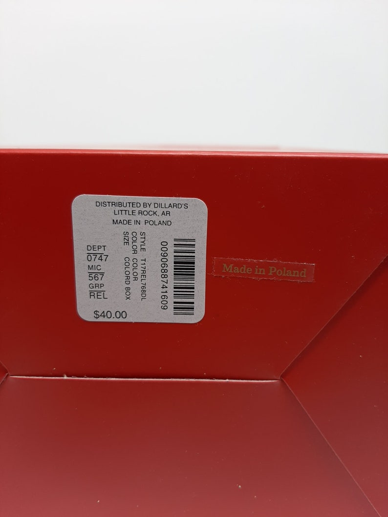 Trimsetter by Dillard's Handcrafted in Poland Christmas Tree Ornament ...