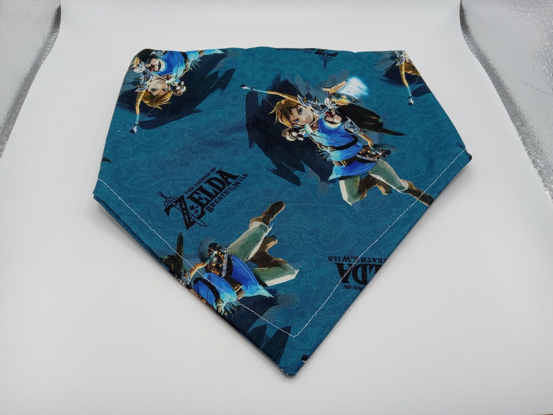 Pet Bandana Reversible: Nintendo's Legend of Zelda, Link Breath of the ...