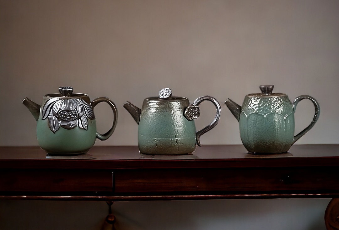 Ceramic Teapot Handmade Tea Kettle Ceramic Eco-friendly Tea Maker ...